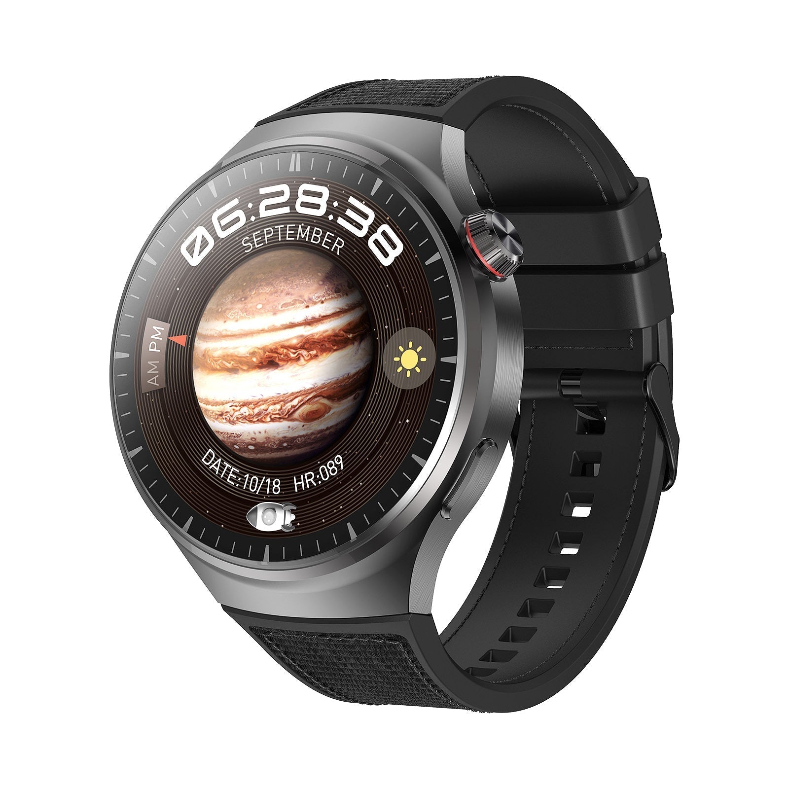 Nieuw binnengekomen Watch 4 PRO Rond Smartwatch: Bluetooth bellen, w ...